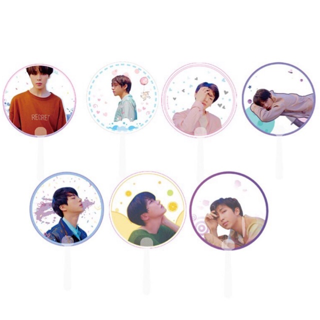 Jual KIPAS TRANSPARAN HAND FAN BTS V JIMIN JUNGKOOK | Shopee Indonesia