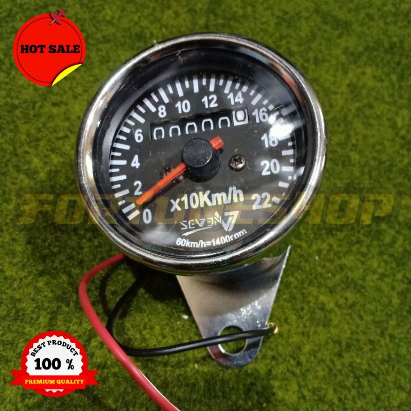 Jual TACHO SPEEDOMETER / KILOMETER CHROME MOTOR | Shopee Indonesia