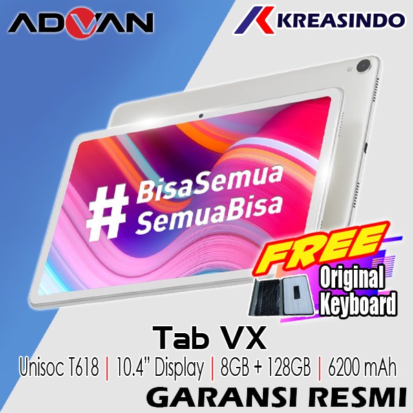 Jual Advan Tablet VX 8/128 6/128 Ram 6GB 8GB Internal 128GB 10.4 Inch ...