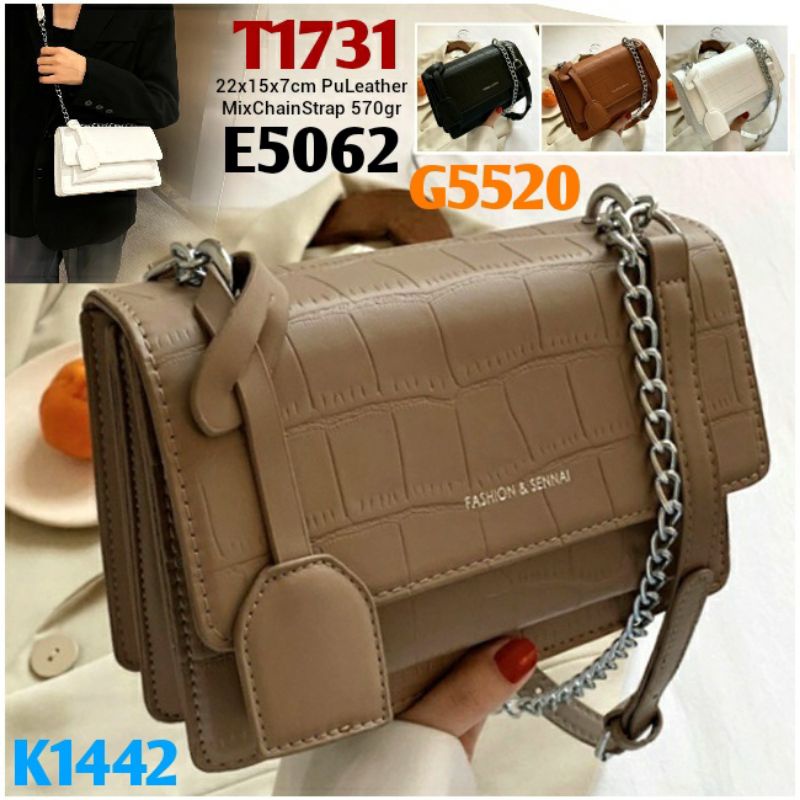 Jual Gij. Sling Flap Bag Slingbag Tas Selempang Wanita Viral Korea T1731 1kg2 TAG CROCO TAS ...