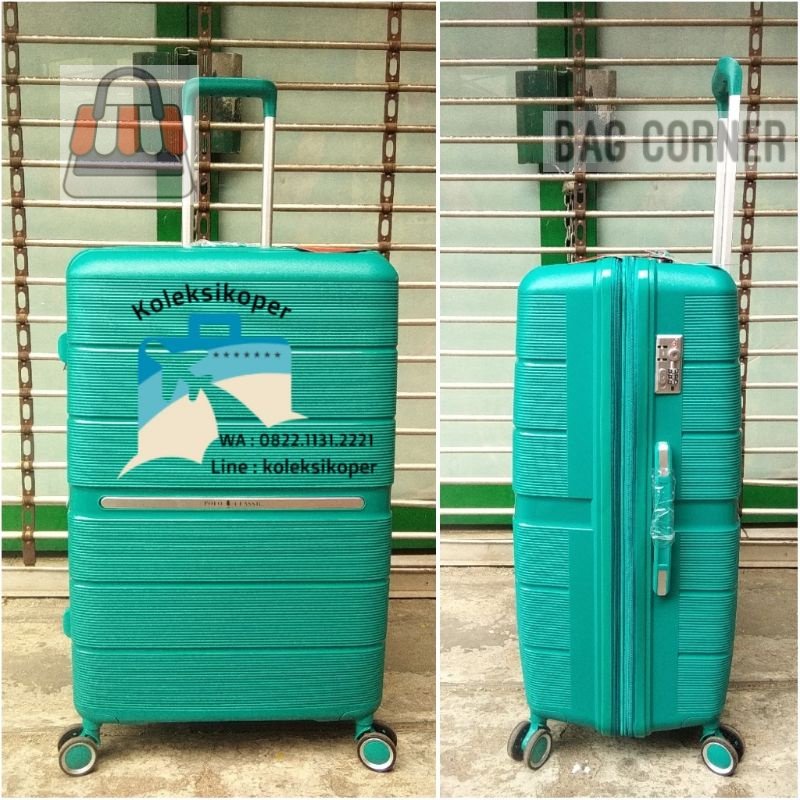 Jual BagCorner - Koper Polo Classic Original Anti THEFT Zipper TSA Lock ...