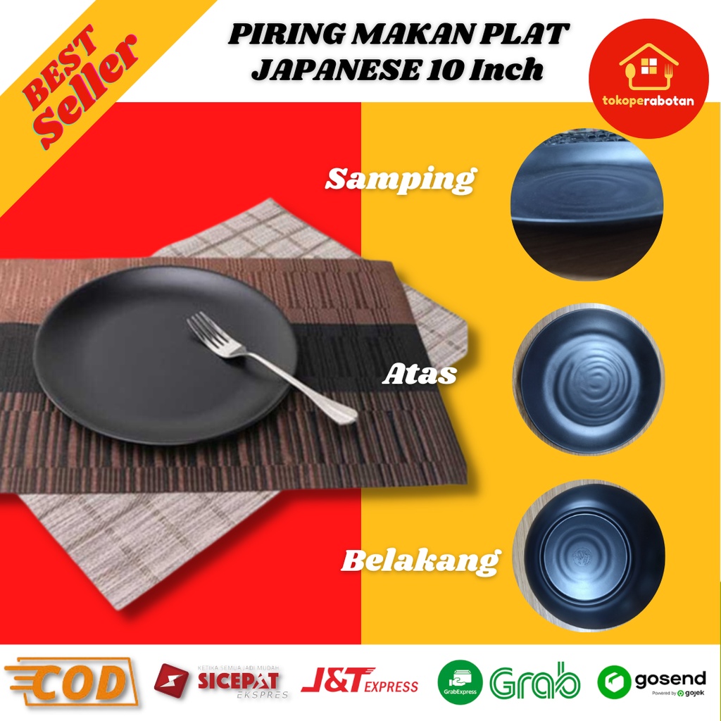 Jual Piring Plat Piring Makan Melamin Melamine Dish Plate Japanese ...