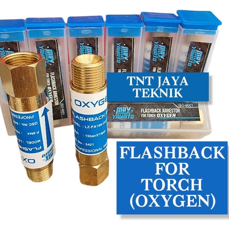 Jual FLASHBACK ARRESTOR FOR TORCH OXYGEN MAX YAMATO / FLASH BACK ...