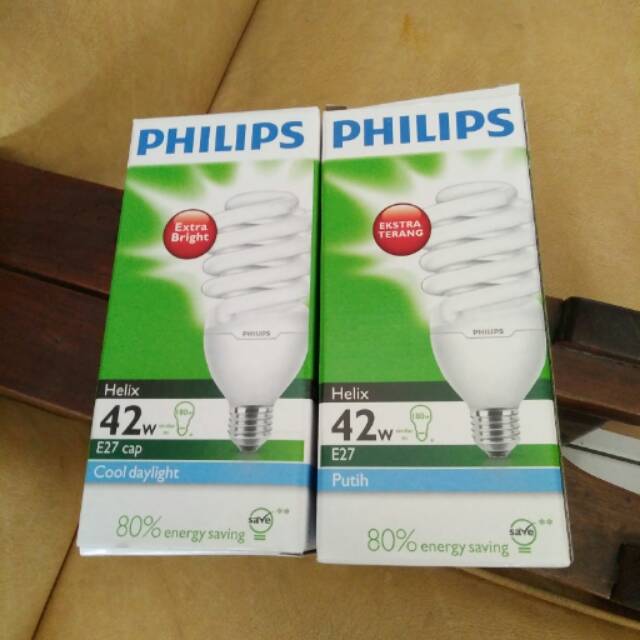 Jual Lampu Philips Helix / Spiral 45w ( 45 watt ) | Shopee Indonesia