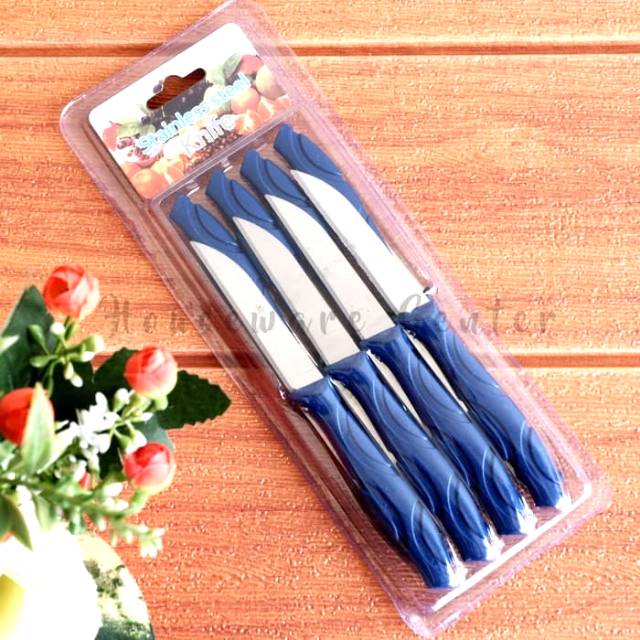 Jual Pisau Buah isi 12pc / Pisau Mini / Pisau Kecil Stainless isi 12 ...