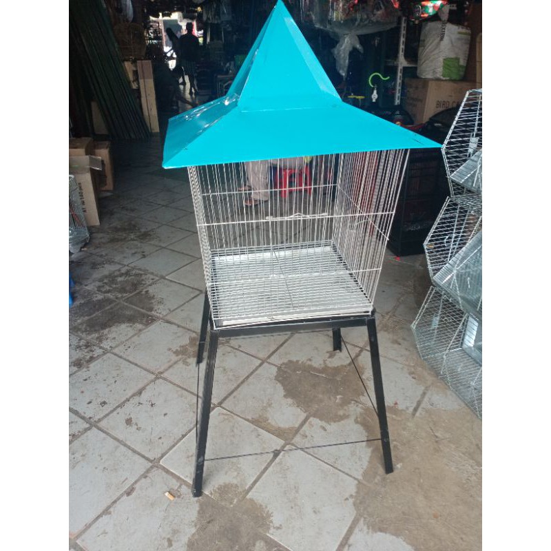 Jual SANGKAR BEO KAKI BESI UK 45X45 | Shopee Indonesia