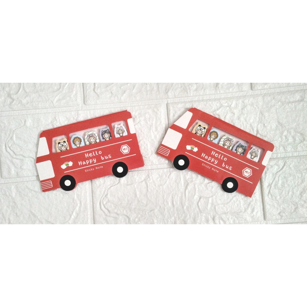 Jual Sticky Notes / Memo dengan Perekat Animal Bus | Shopee Indonesia
