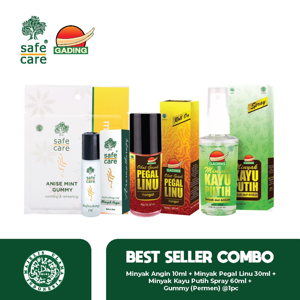 Jual Safe Care Paket Hemat Aromatherapy Best Seller Combo | Shopee ...