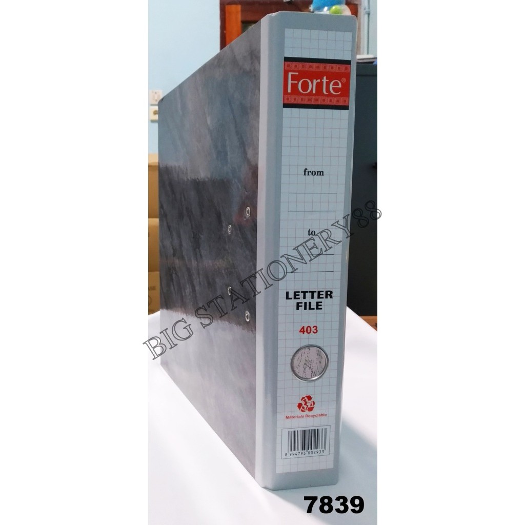 Jual ORDNER / MAP KARTON / MAP LETTER FILE FORTE F4 7512 GREY 403 ...