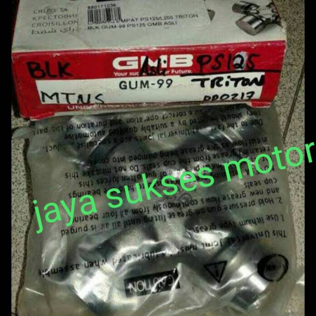 Jual Cross joint GUM-99 Mitsubishi PS125 turbo/L200 Triton "GMB JAPAN ...