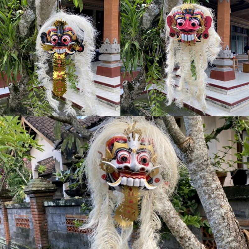 Jual Topeng Rangda Kecil/ Topeng Rangda Mini/ Topeng Rangda Anak/Topeng ...