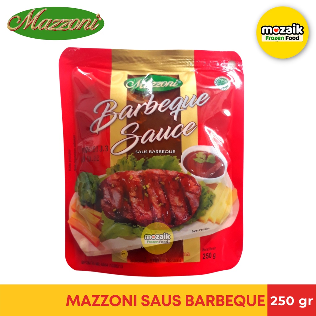 Jual Mazzoni Saus BBQ Frozen Mart Frozen Food Palembang 250 g | Shopee ...