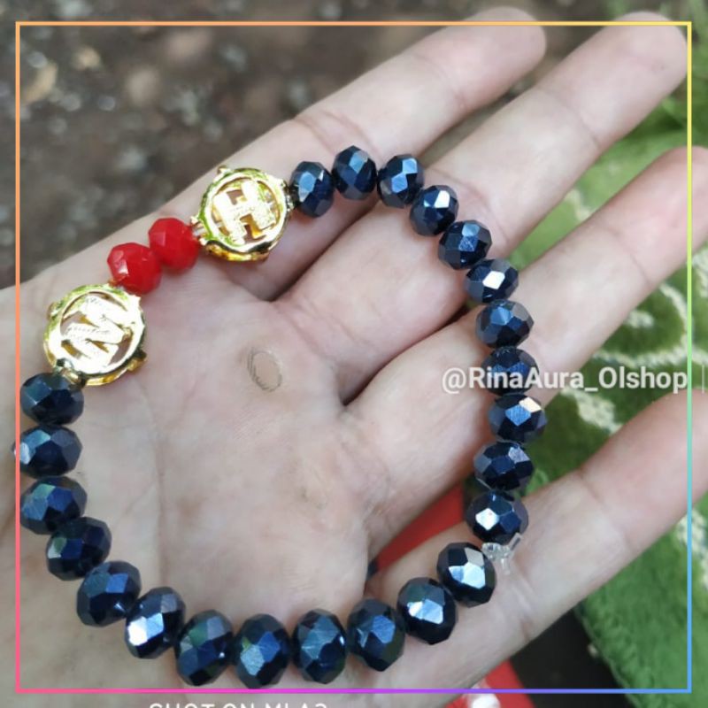 Jual Gelang Inisial Nama Batu Kristal | Shopee Indonesia