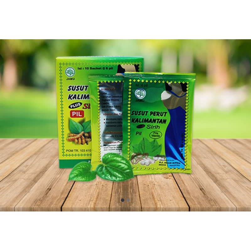 Jual JAMU Pil Pelangsing Susut Perut Kalimantan Plus Sirih Akar Rimba ...