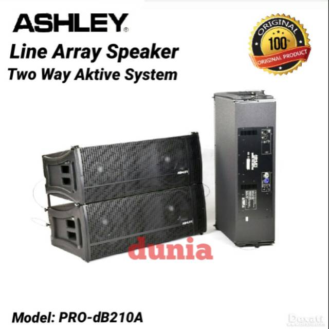 Jual Speaker Line Array Ashley PRO dB210A Two Way Aktif 10 inch ...