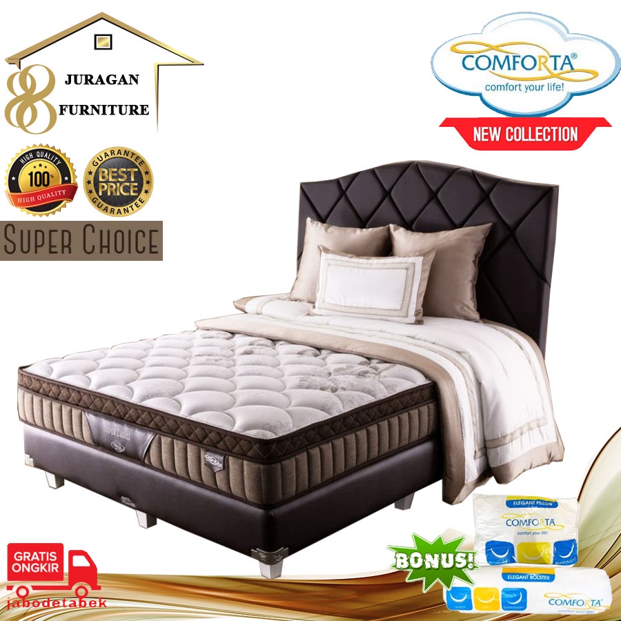 Jual Full Set COMFORTA Kasur Springbed ( Super Choice ) | Shopee Indonesia