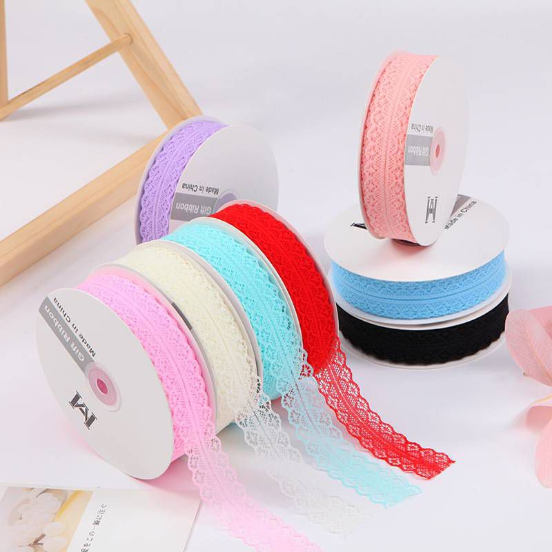 Jual (90 Cm) Korean Lace Ribbon 30 mm Pita Hiasan Buket Pita Parcel ...