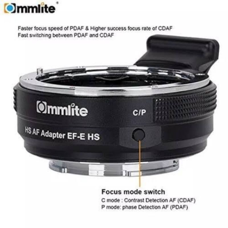 Jual COMMLITE ADAPTOR CM-EF-E-HS (HIGH SPEED) Adapter for lensa CANON ...