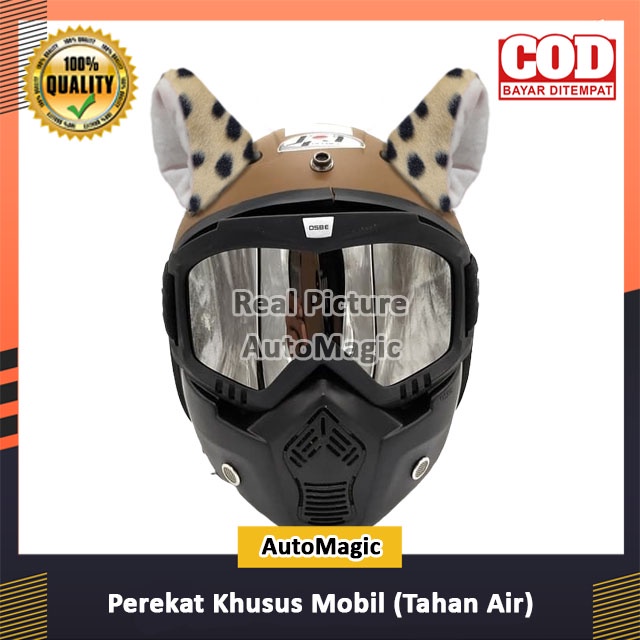 Jual Helm Telinga Kucing Motif Terbaru Universal - Helm Kuping Kucing ...