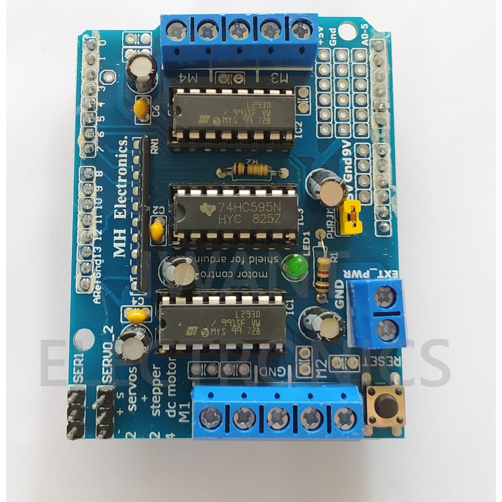 Jual L293 L293D DRIVER MOTOR CONTROL SHIELD FOR ARDUINO | Shopee Indonesia