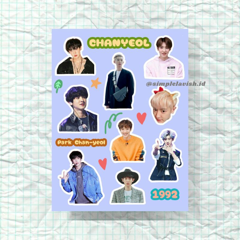 Jual Stiker K-POP | EXO Sticker Sheet | Shopee Indonesia