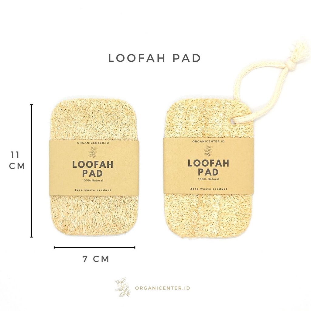 Jual Loofah Pad Organicenter / Spons Gambas Natural Alami / Sabut Cuci ...