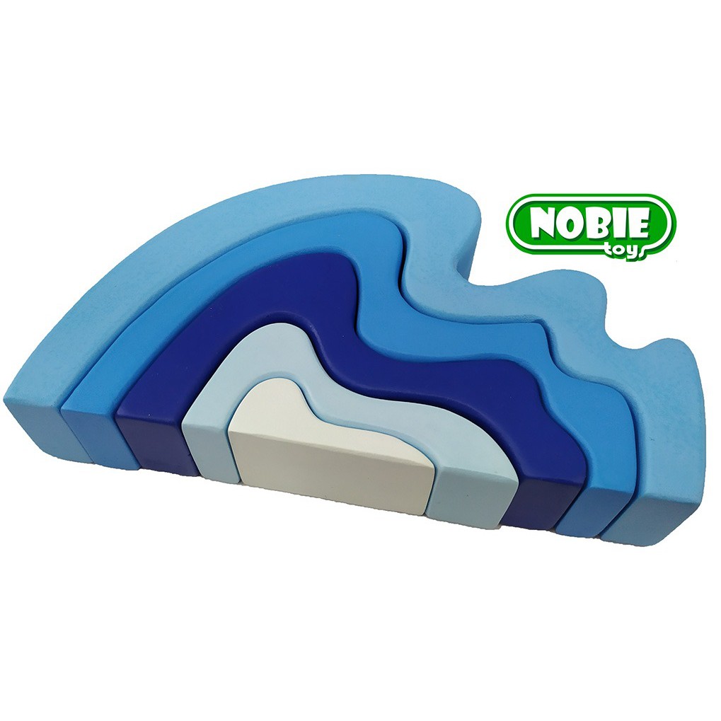 Jual Nobie Elemen Ombak (mainan kayu edukasi/ open ended toys) | Shopee ...