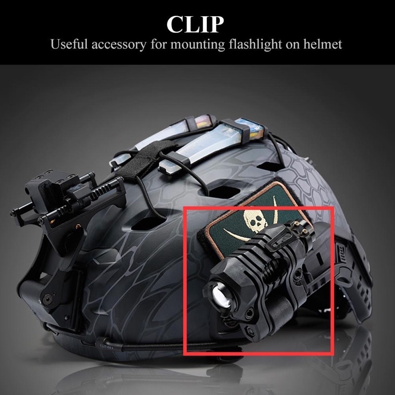 Jual Mounting Senter Tactical Helmet Breket Light Helm Tactical ...