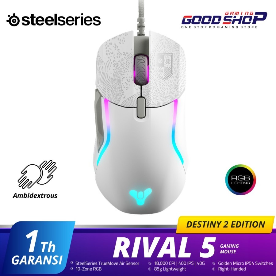 Jual Steelseries Rival 5 Destiny 2 Edition - Gaming Mouse | Shopee ...