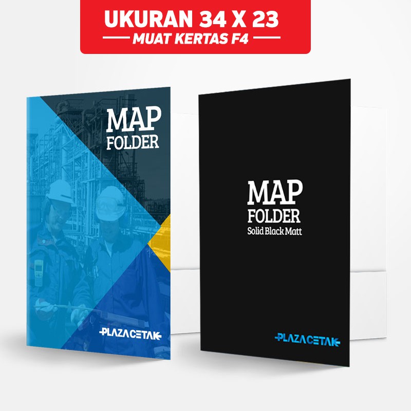 Jual Map Folder Custom Ukuran 34 X 23 cm Muat F4 (minimal 50 pcs) | Shopee Indonesia