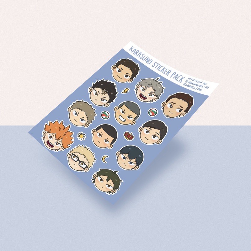 Jual Haikyuu!! Karasuno Stickers | Shopee Indonesia