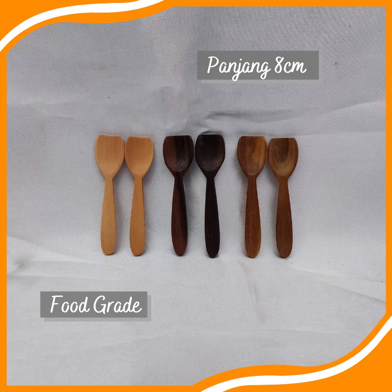 Jual Sendok Kayu Kecil Wooden Spoon Mini Sendok Garam Sendok Bumbu ...