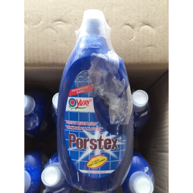 Jual PORSTEX Pembersih Porselen dan lantai. Isi 1000 ml. pengiriman ...