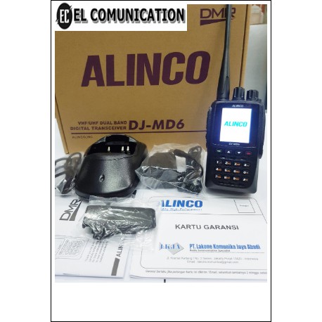 Jual HT Alinco DJ-MD6 Digital Dual Band VHF & UHF 350 ORI DJMD6 DJ MD6 DMR | Shopee Indonesia