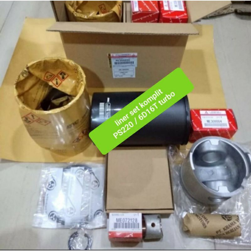 Jual liner kit liner set komplit PS220 / 6D16T turbo | Shopee Indonesia
