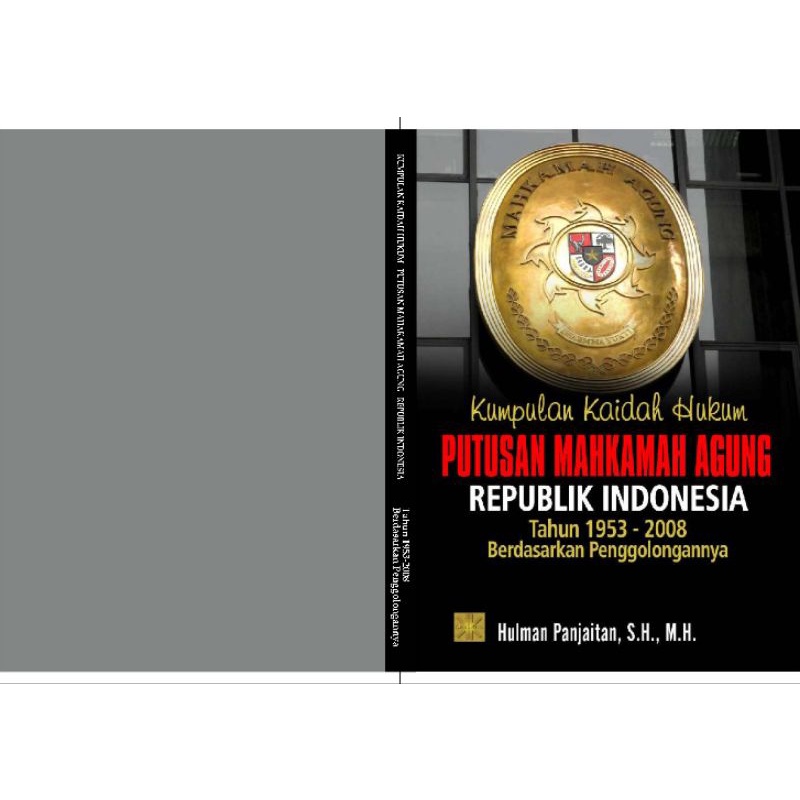 Jual Kumpulan Kaidah Hukum Putusan Mahkamah Agung - Hulman Panjaitan ... Jual Kumpulan Kaidah Hukum Putusan Mahkamah Agung - Hulman Panjaitan ...