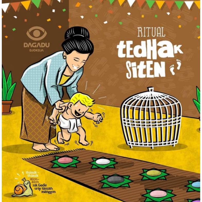 Jual tedak siten, banner tedak siten, tedak siten dekorasi, bunting ...