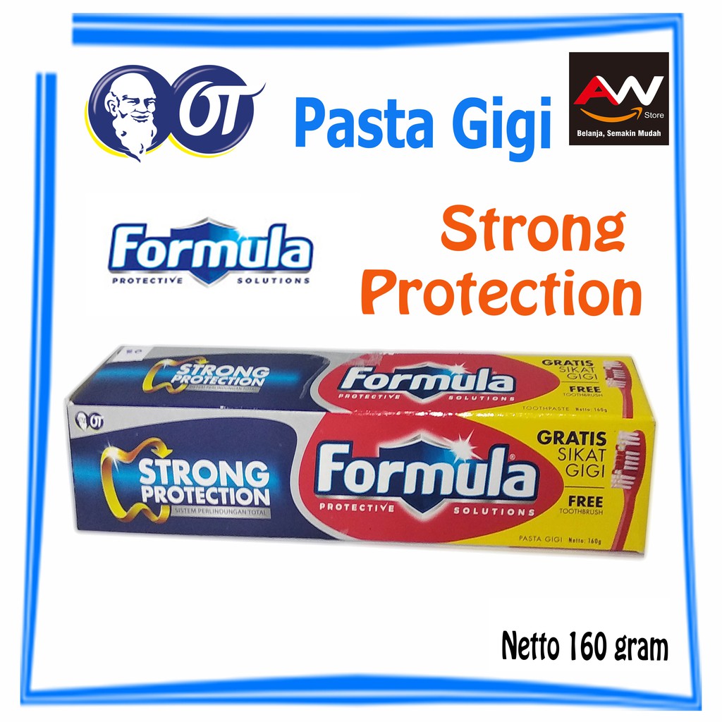 Jual Formula Pasta Gigi Strong Protection 160 gram Odol | Shopee Indonesia