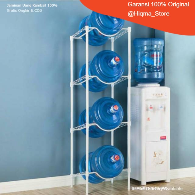Jual Krisbow Rak Galon 4 tingkat / Rak penyimpanan galon | Shopee Indonesia