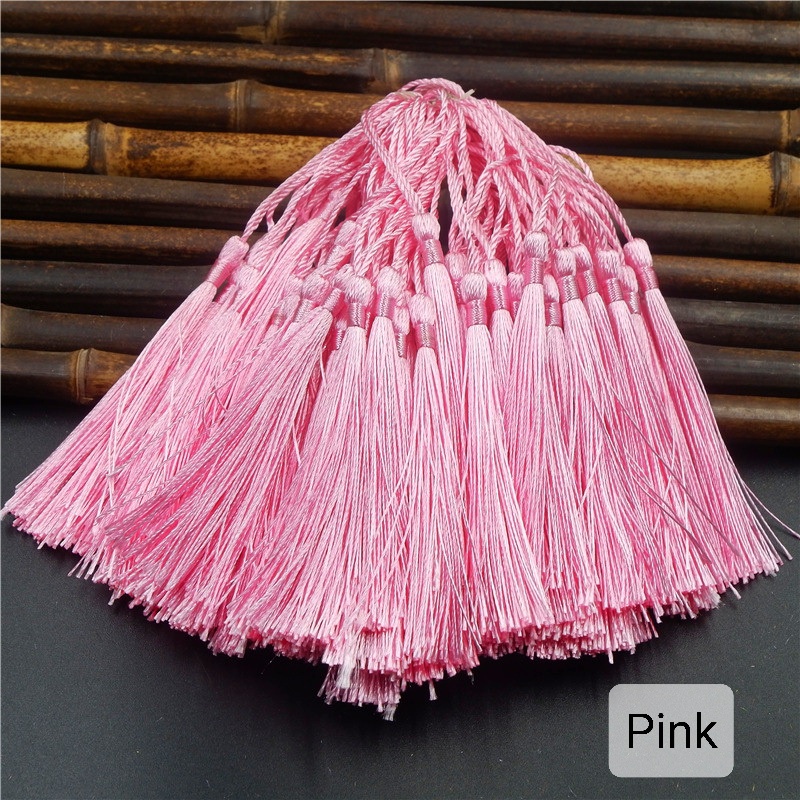 Jual Tassel Rumbai Kerajinan Tangan Warna Warni/ Gantungan hiasan tali ...