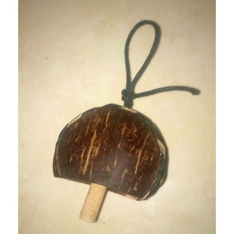 Jual gantungan kunci gaci etnik unik jadul natural alami dari batok ...