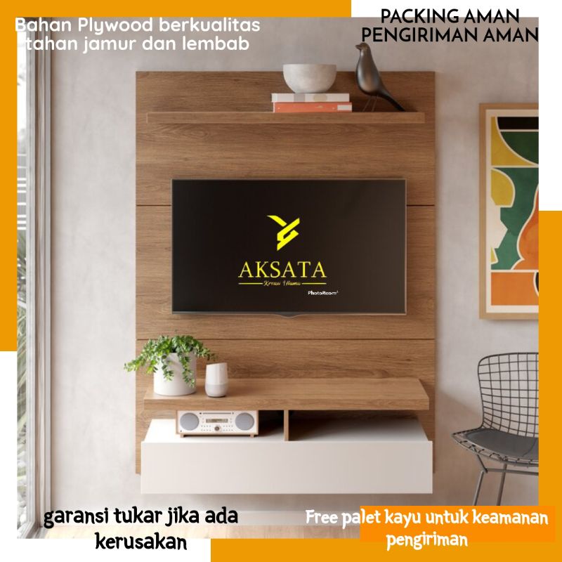 Jual PROMO HEMAT !!! Backdrop TV Minimalis Hemat Ruang KANIA | Shopee ...