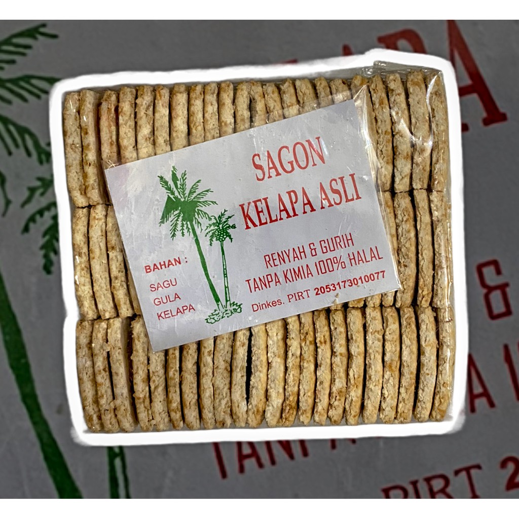 Jual Kue Sagon Kelapa Asli [Kotak - Ukuran Besar] | Shopee Indonesia