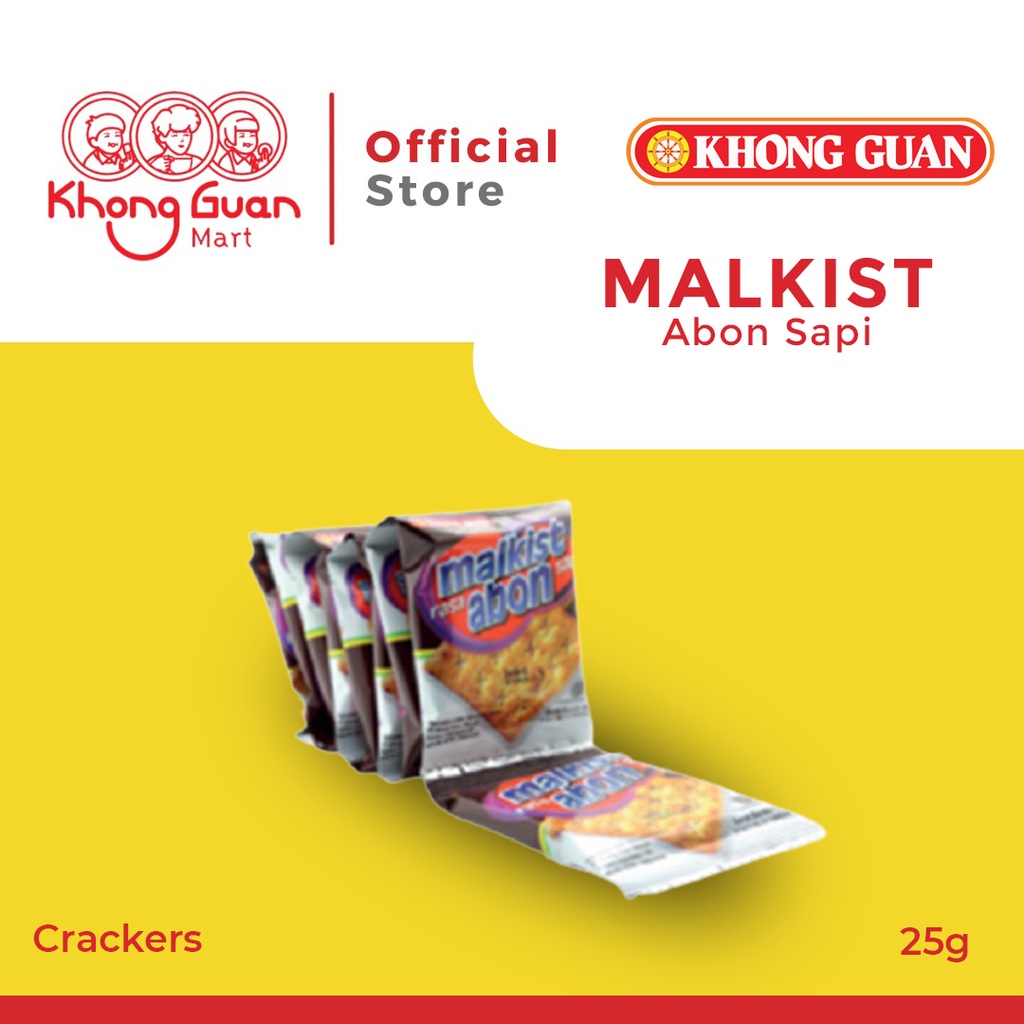 Jual KHONG GUAN Malkist rasa Abon Sapi Renceng 21Gr X 10 | Shopee Indonesia