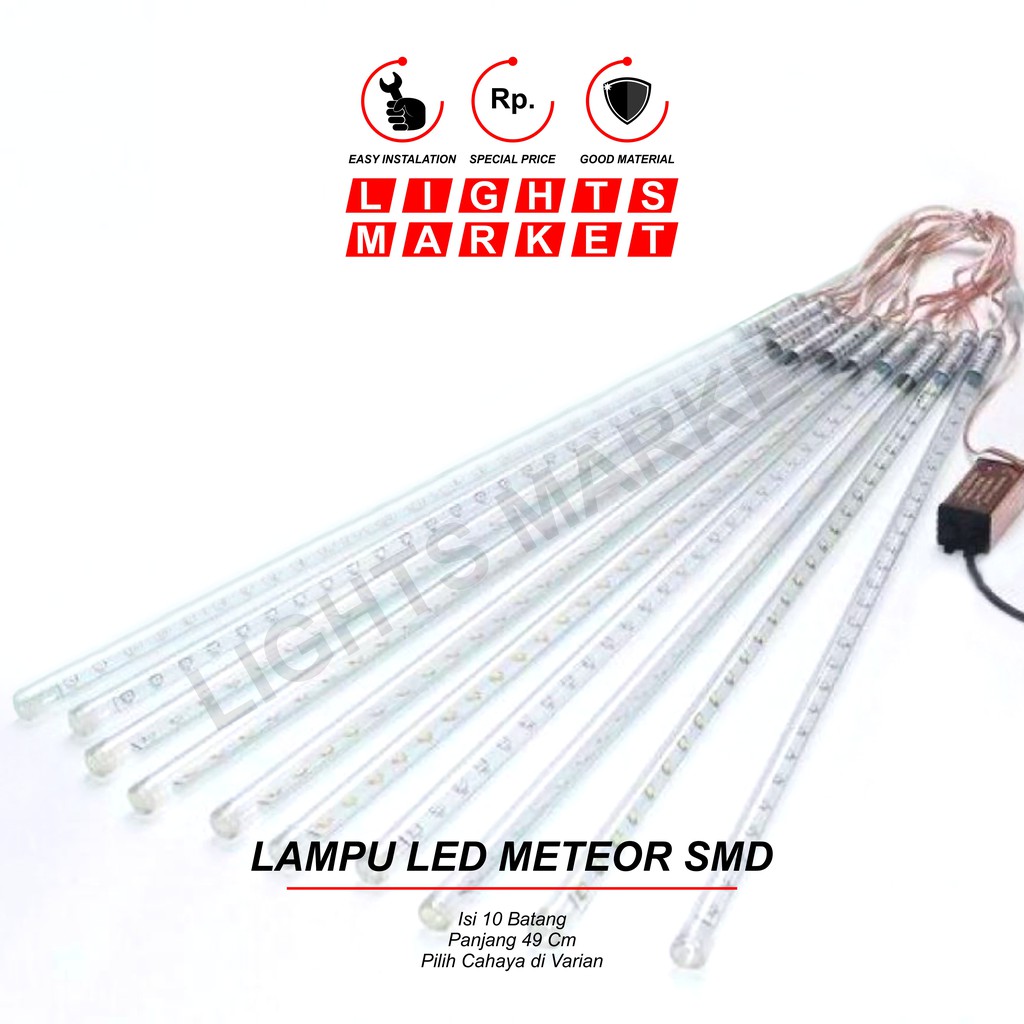 Jual Lampu Meteor LED SMD lampu Hias Gantung Warm White | Shopee Indonesia
