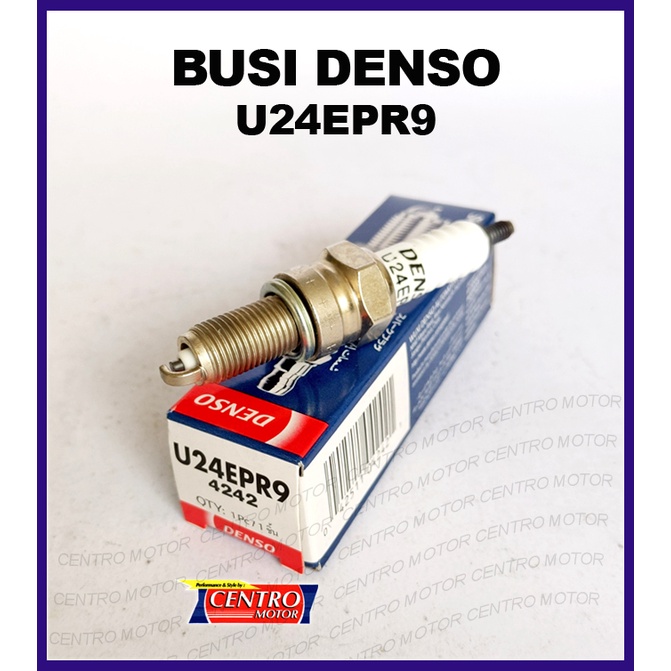 Jual BUSI DENSO U24EPR9.BUSI dengan RESISTOR unutk motor injeksi.SATRIA ...