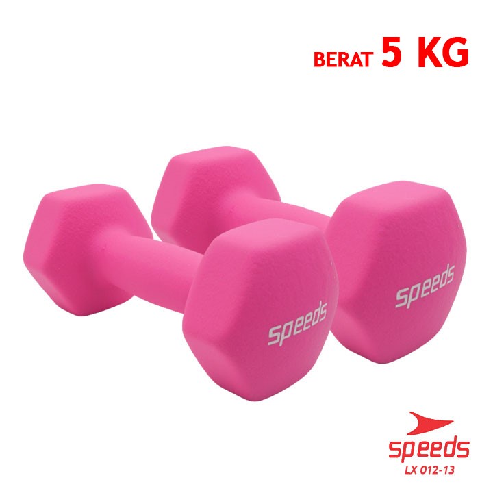 Jual SPEEDS Dumbell Barbel Vinyl 4kg Cewek Gym Neoprene Dumbel Mini 012 ...