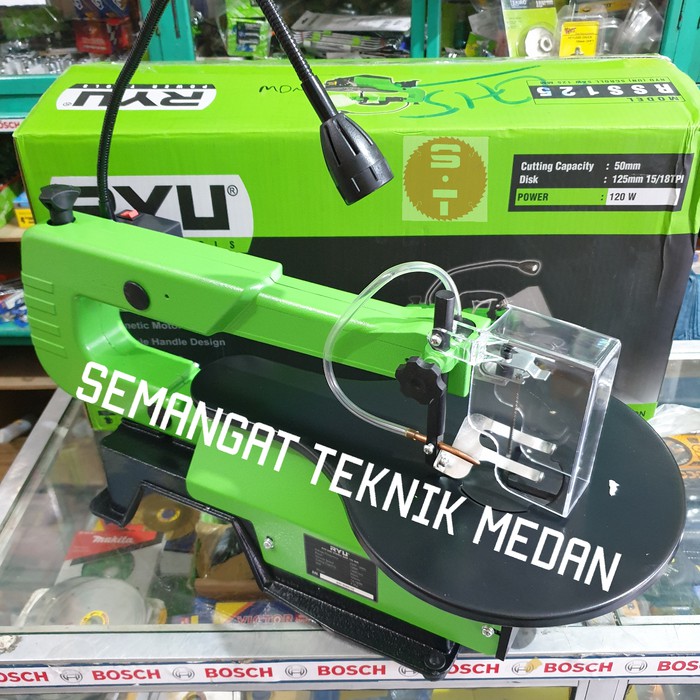 Jual RSS125 MESIN SCROLL SAW GERGAJI KAYU TRIPLEK 16" 16 " RYU RSS 125 ...