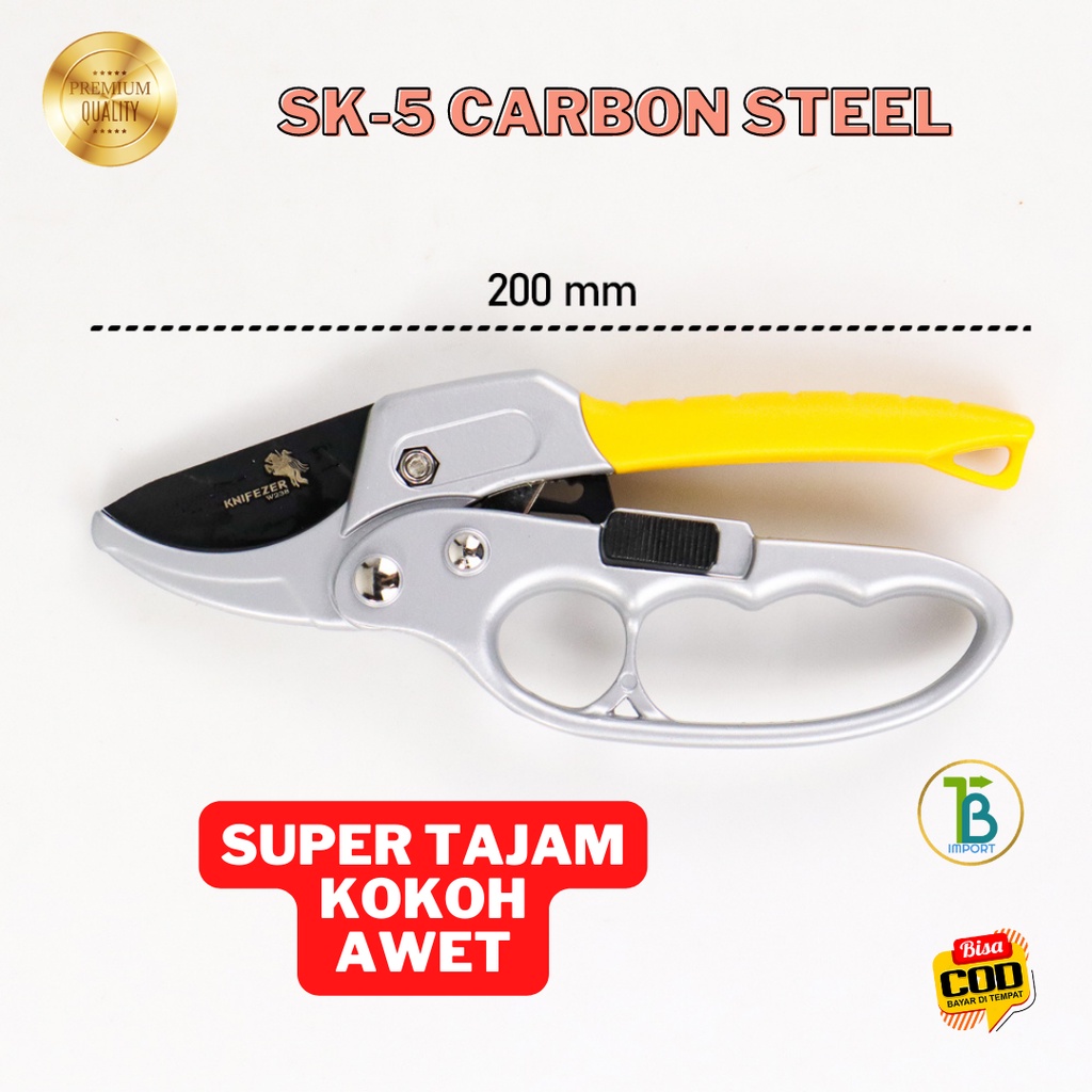 Jual Gunting Ranting Dan Dahan Pohon Tanaman Sk-5 Carbon Steel Premium ...