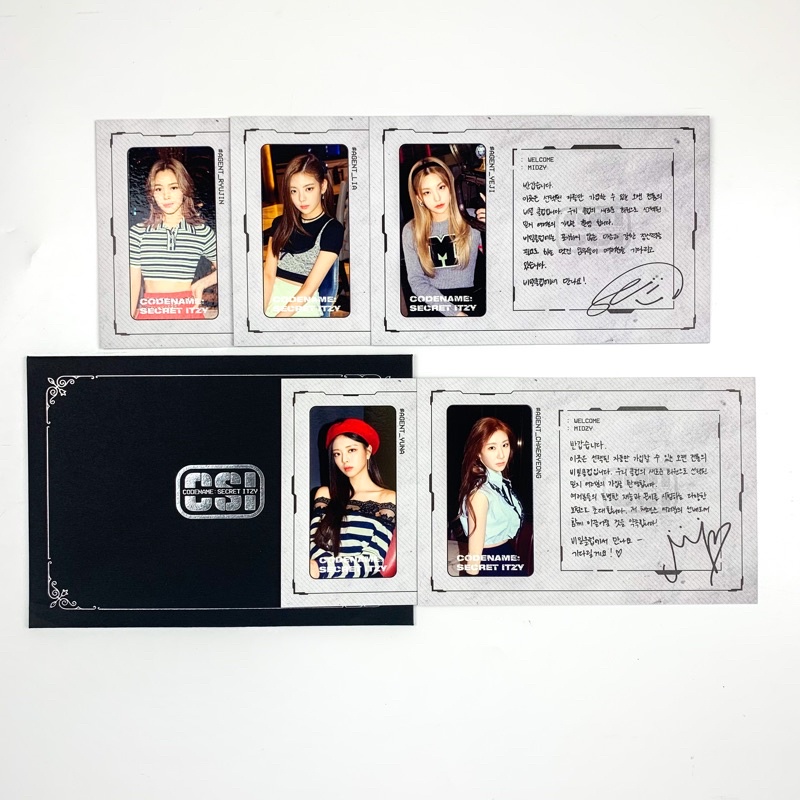 Jual [sharing] ITZY SECRET STORE MD - CSI Secret Club Invitation Card ...